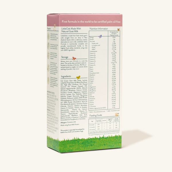 Littleoak easy everyday sachet bundle – natural goat milk infant ...