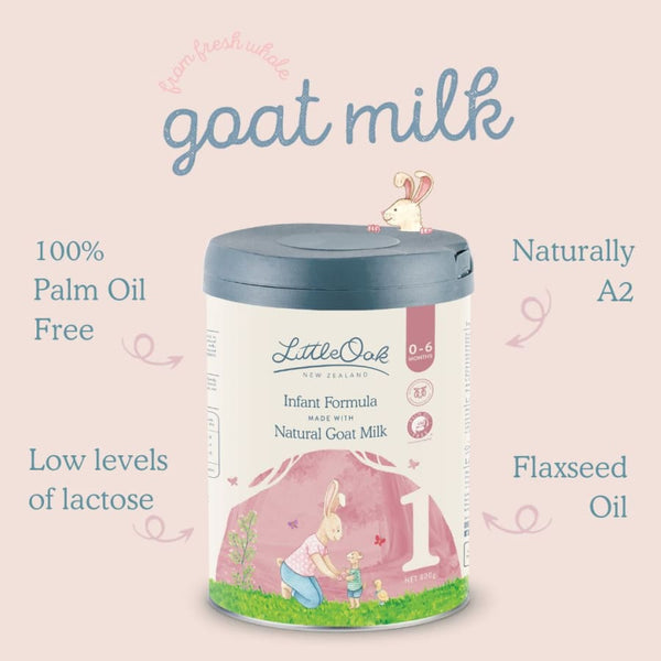Littleoak infant formula natural goat milk stage 1 - goo & co. - Goo & Co.