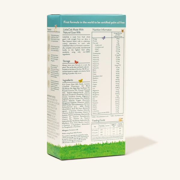 Littleoak natural goat milk follow-on formula sachet (6-12 months ...